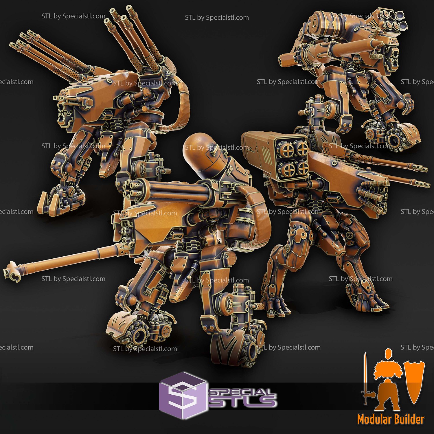 Modular Mechs Builder Adamant Arsenal Miniatures | SpecialSTL