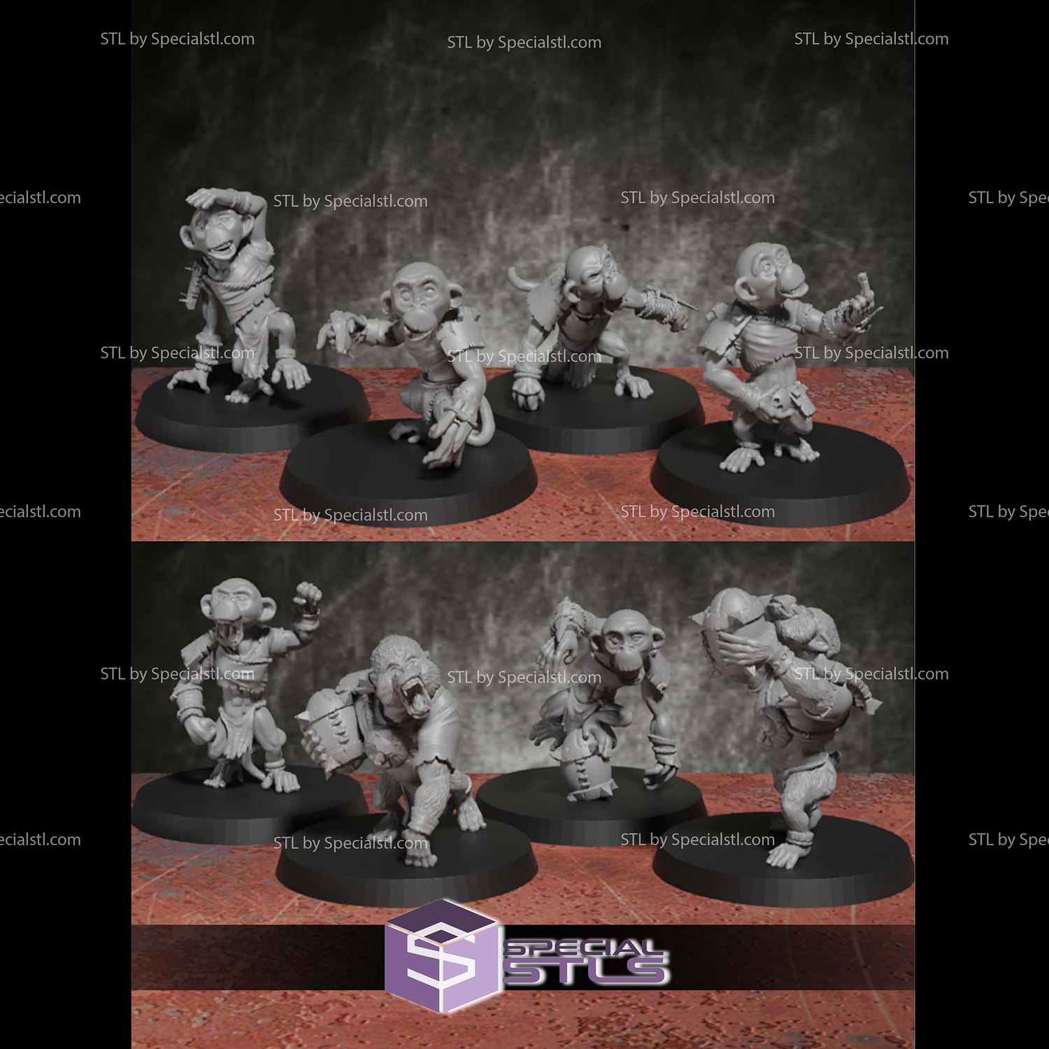 Savannah Pack STL Miniatures | SpecialSTL