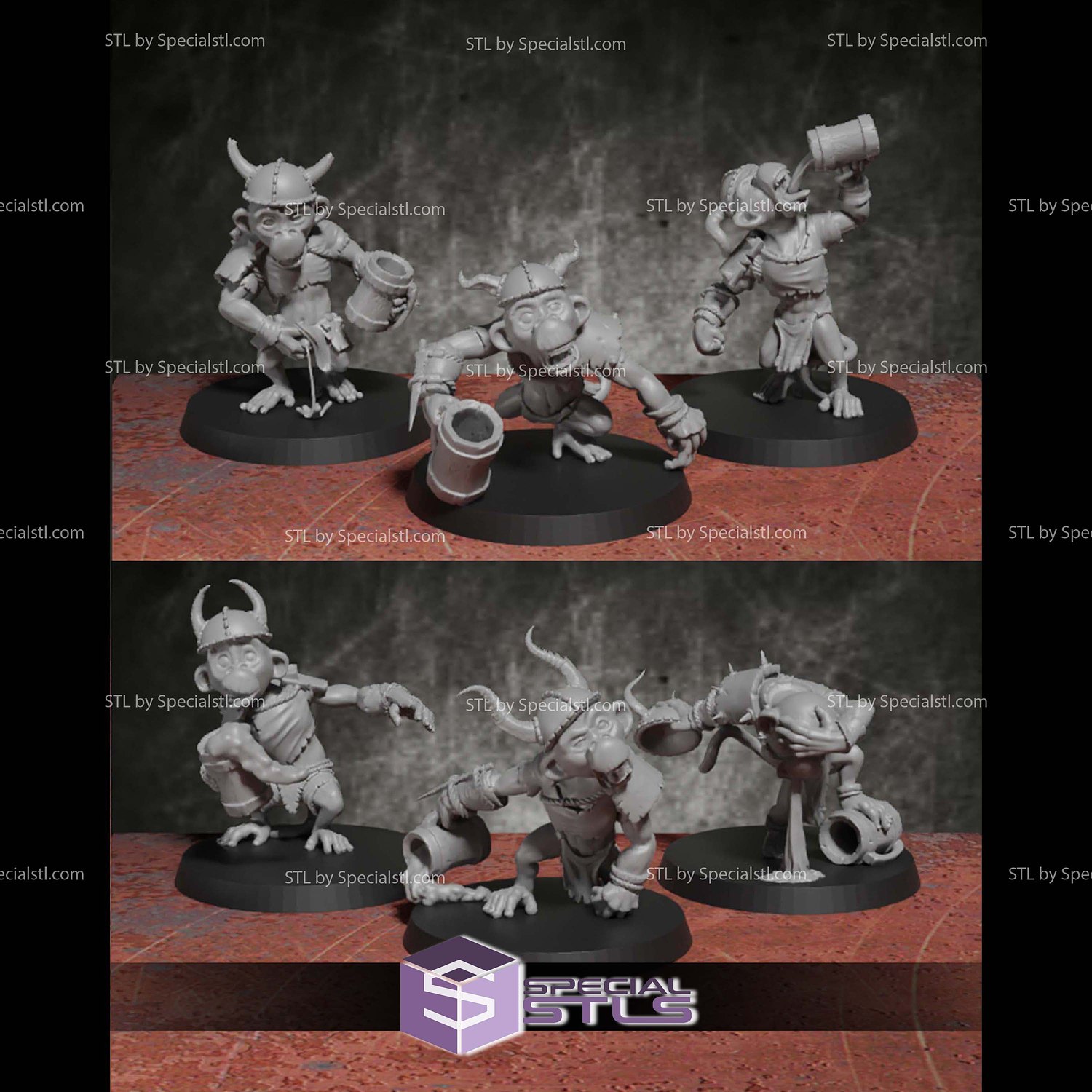 Savannah Pack STL Miniatures | SpecialSTL