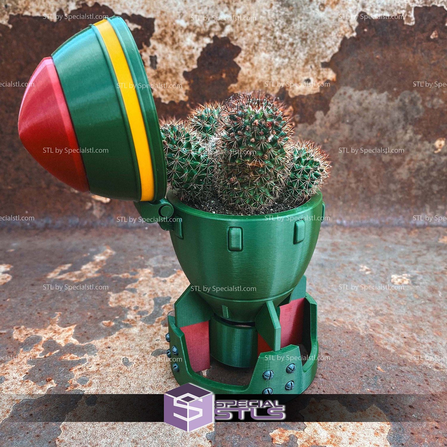 Fallout Mini Nuke Bomb Flower Pot STL Files | SpecialSTL