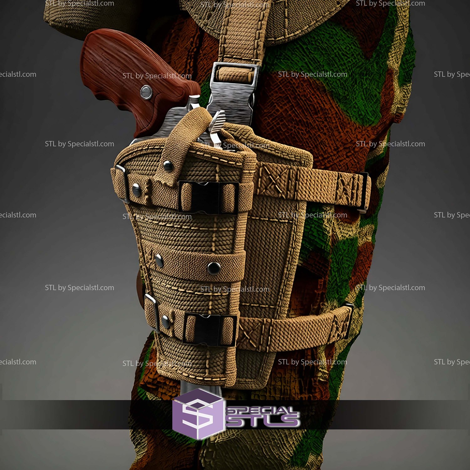 Sgt Slaughter 1-6 GIJOE STL Files | SpecialSTL