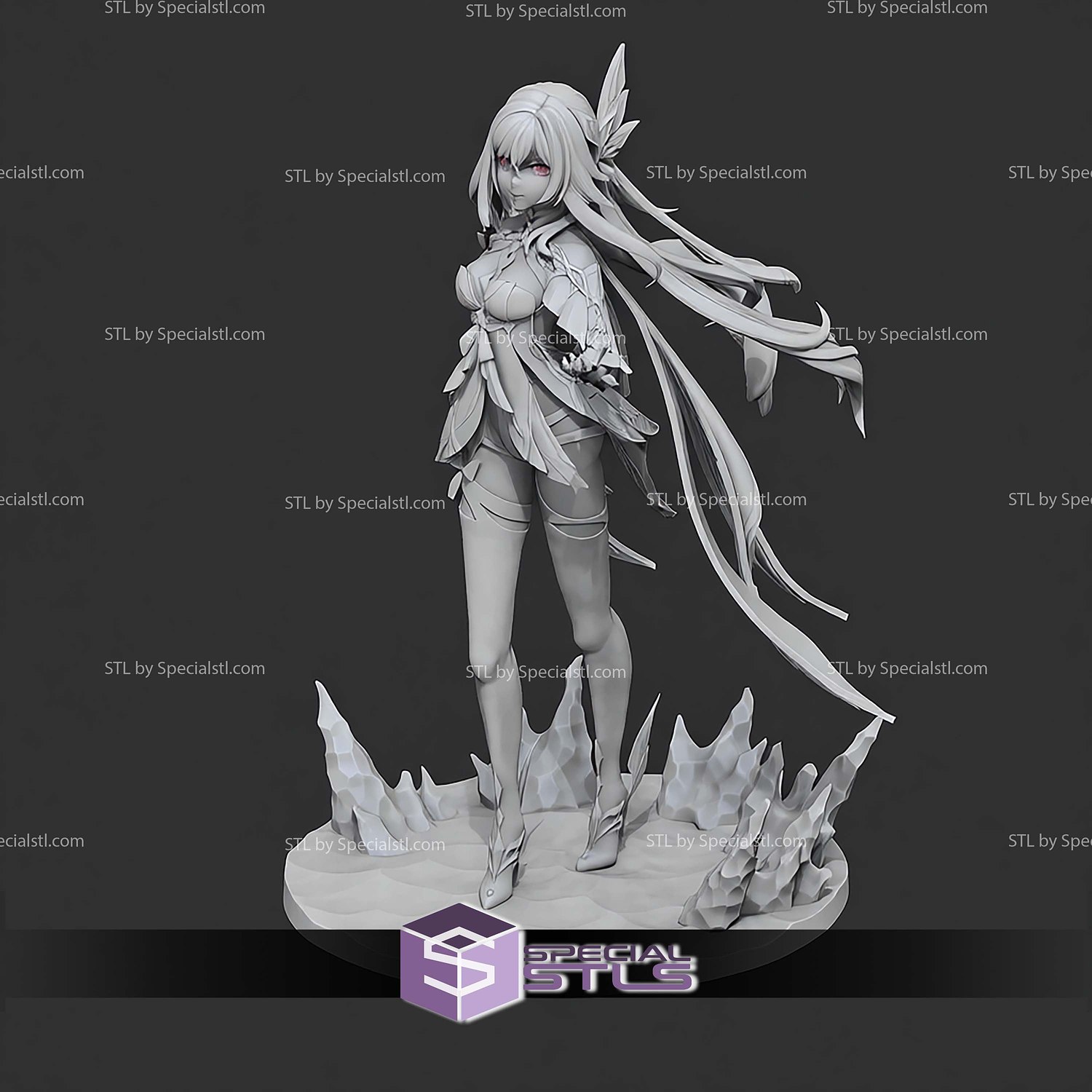 Skirk Genshin Impact 198mm STL Files | SpecialSTL