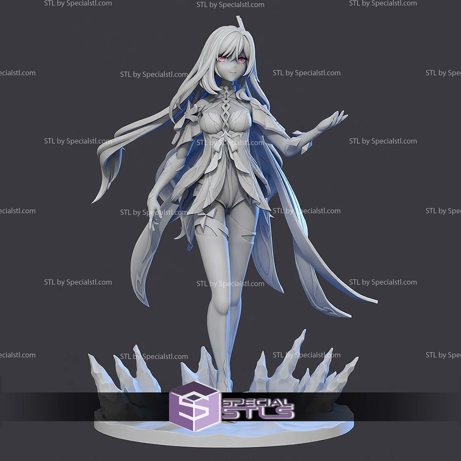 Skirk Genshin Impact 198mm STL Files | SpecialSTL