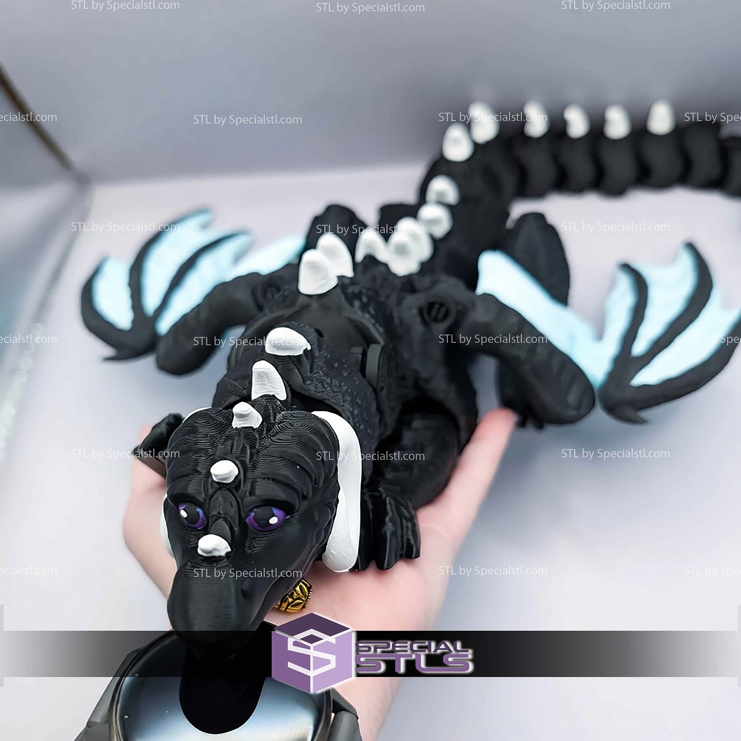 Super Basic STL Dragon Shoulder Puppet | SpecialSTL