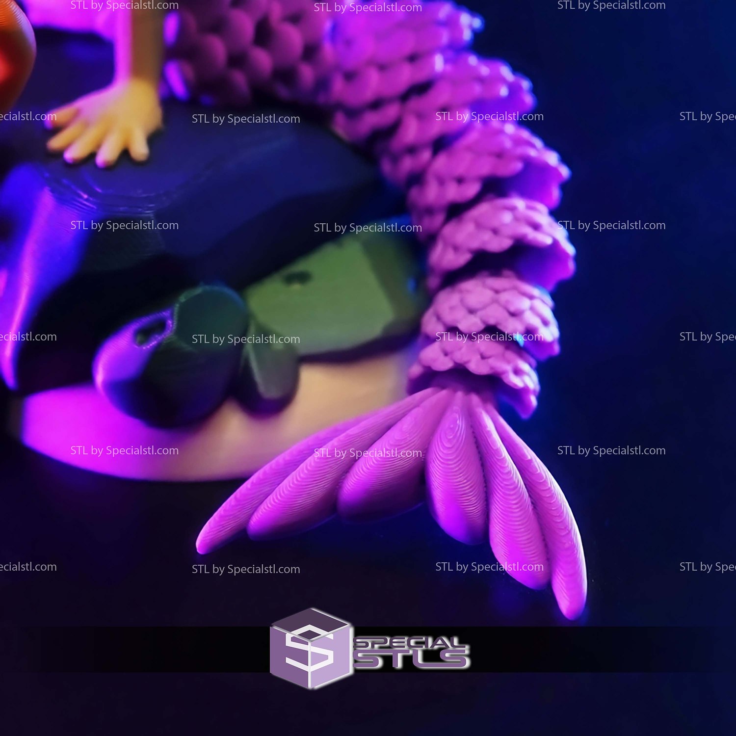 Super Basic STL Flexi Mermaid | SpecialSTL