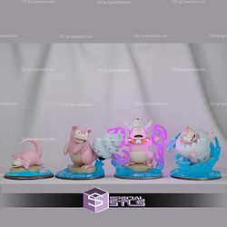 Basic Pokemon Collection Slowpoke Slowbro Slowking Galar | SpecialSTL