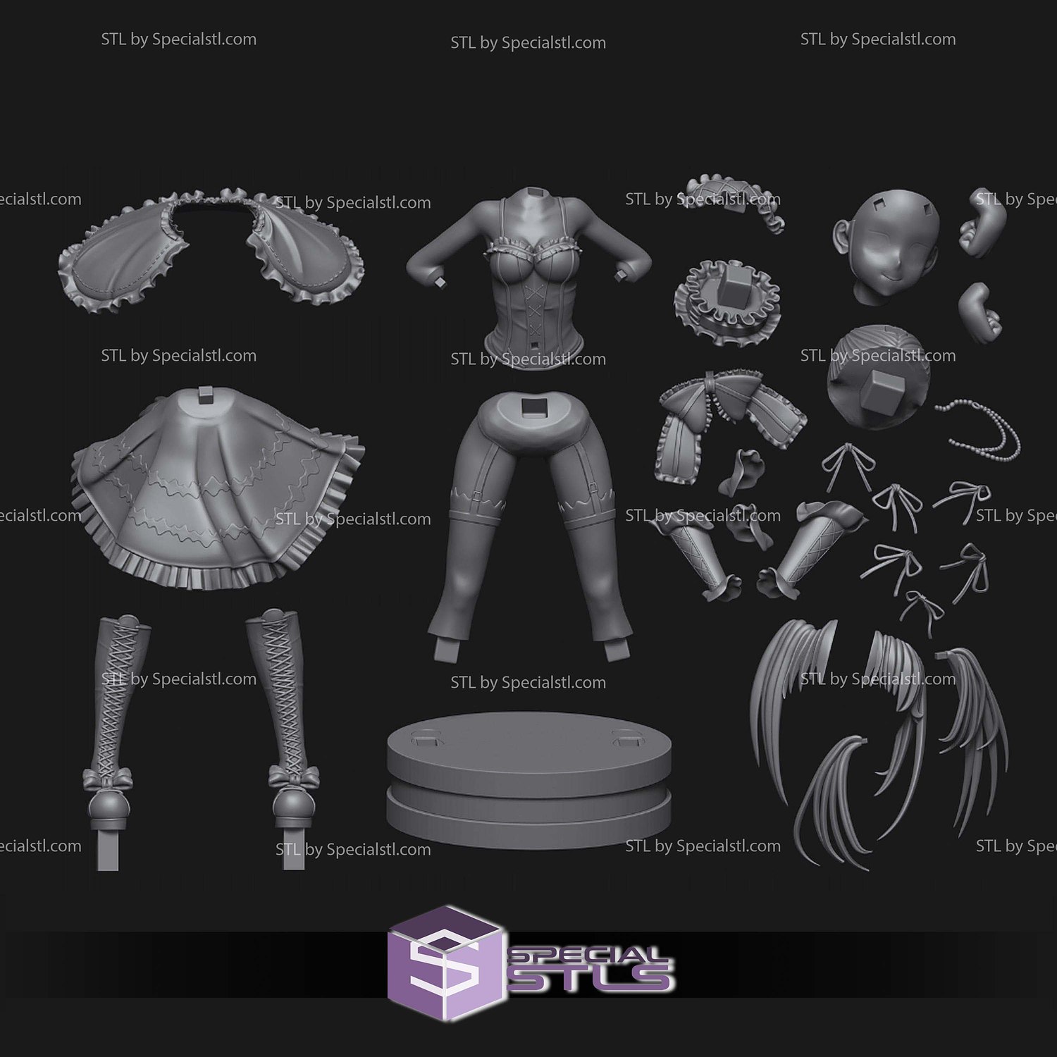 Kurumi Tokisaki V3 STL Files | SpecialSTL