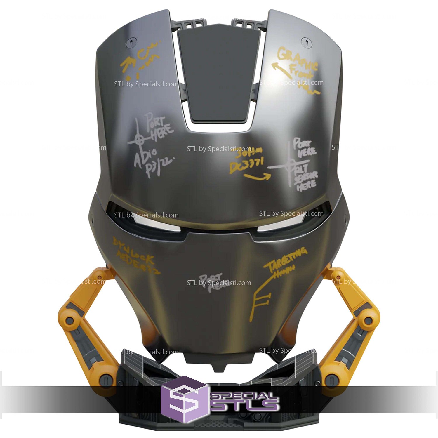 Mark 2 Test Faceplate Display STL Files | SpecialSTL