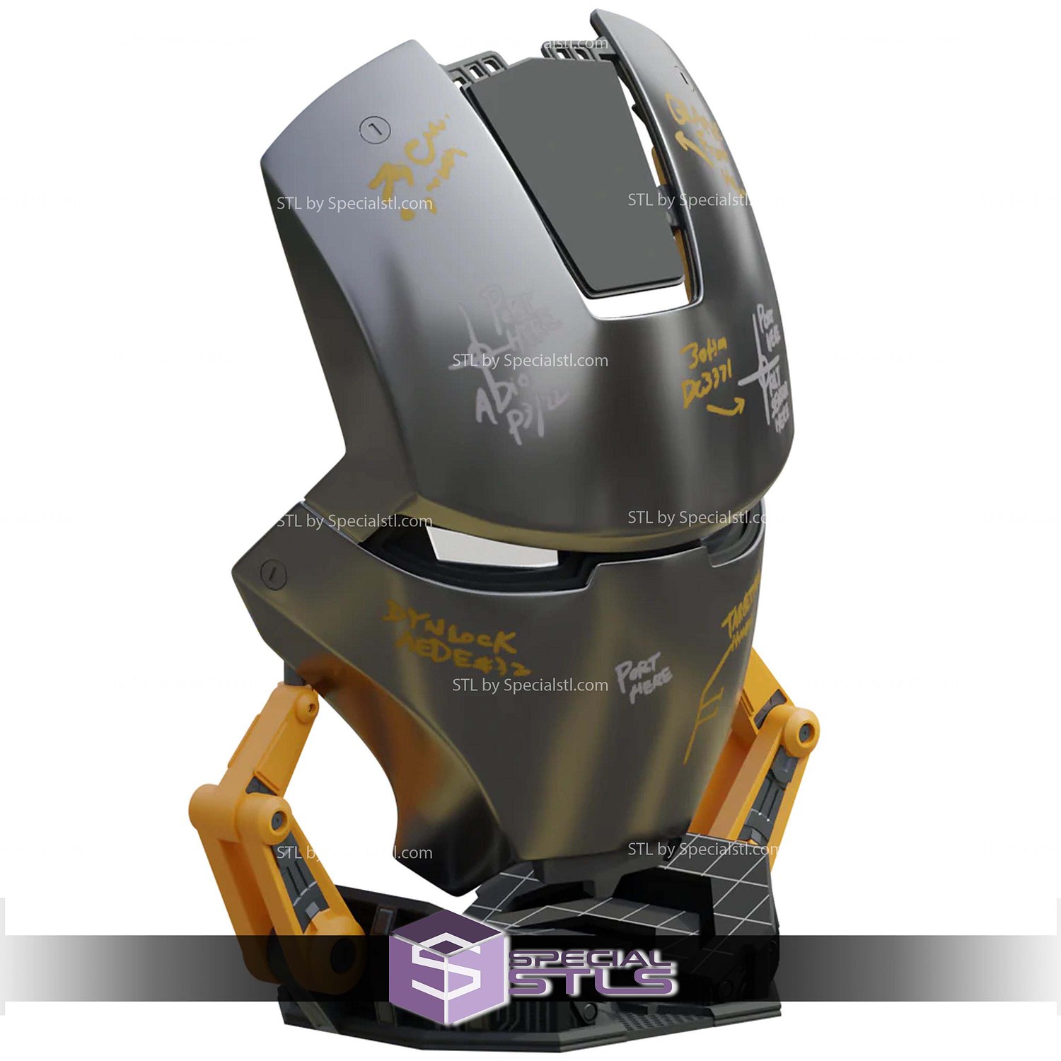 Mark 2 Test Faceplate Display STL Files | SpecialSTL