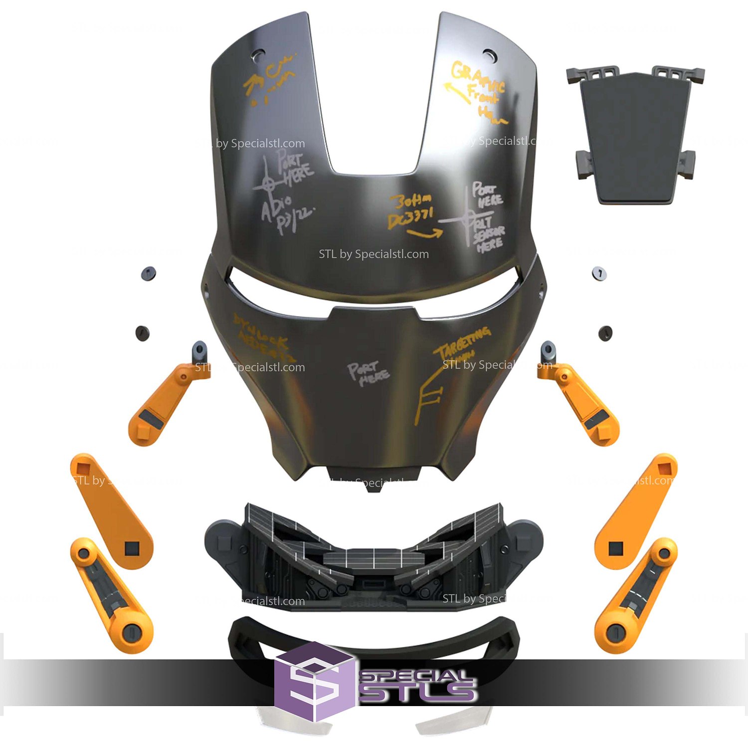 Mark 2 Test Faceplate Display STL Files | SpecialSTL