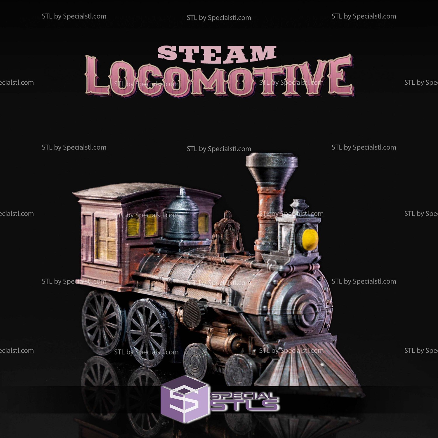 Super Basic STL Steam Locomotive | SpecialSTL