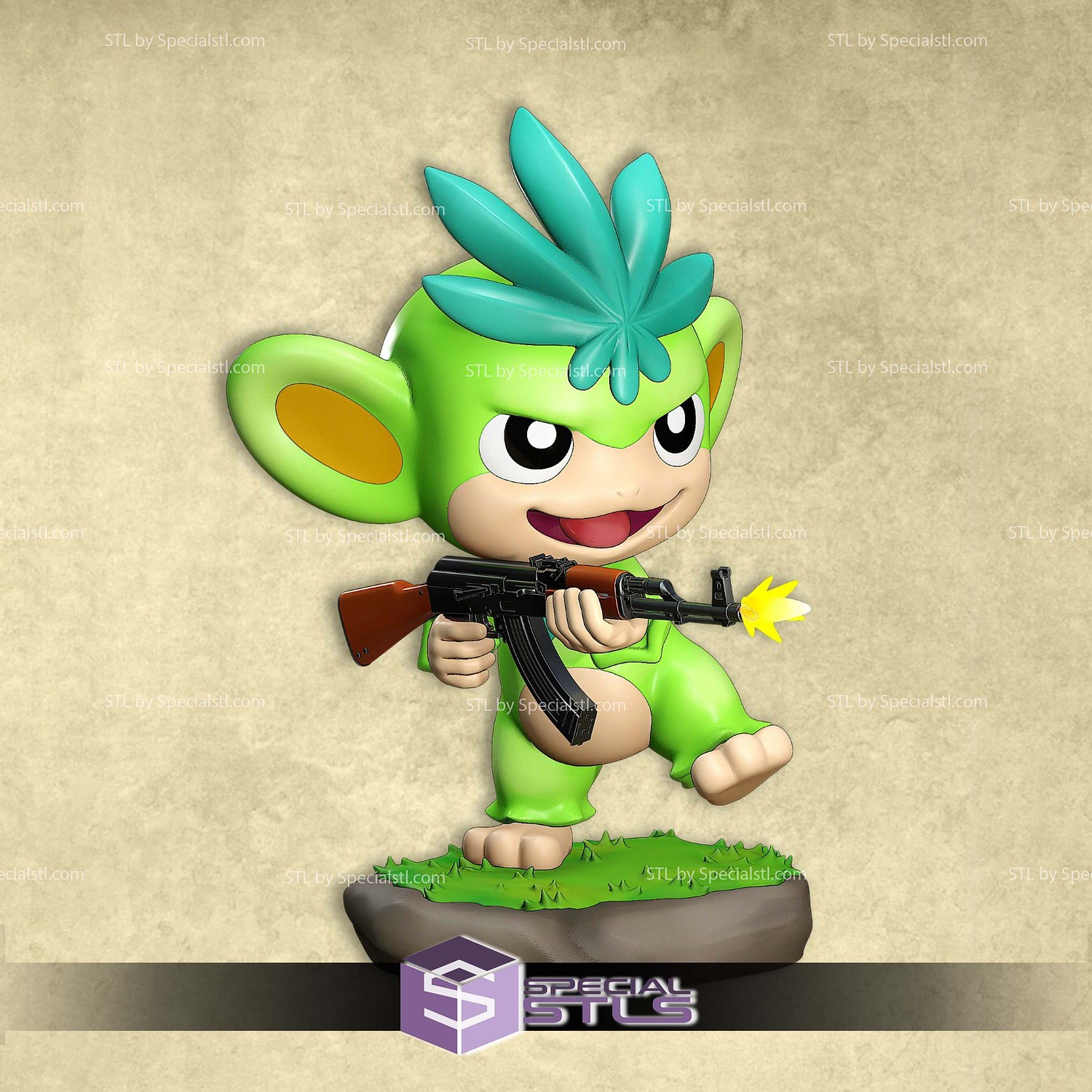 Tanzee Palworld Basic STL Files | SpecialSTL