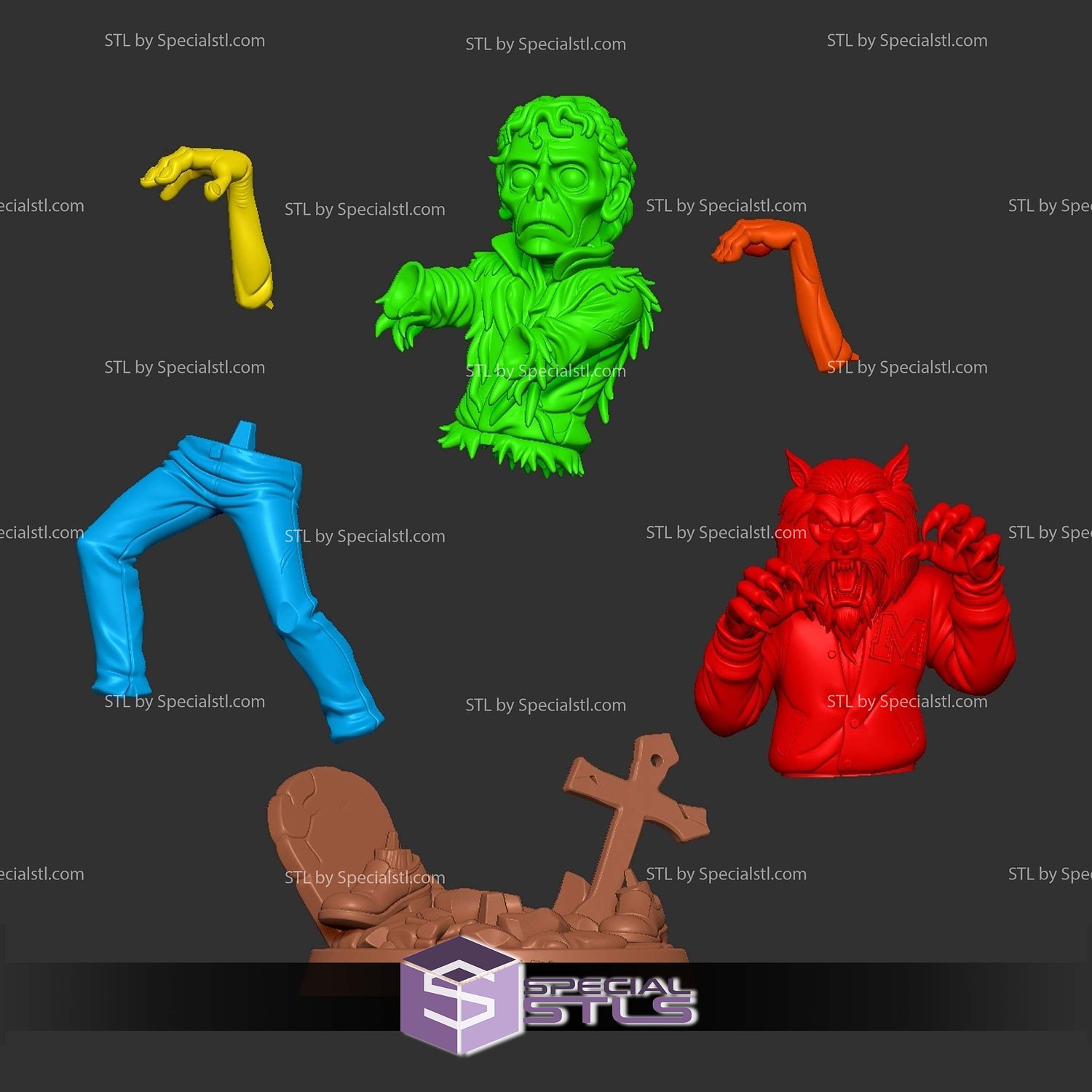 Thriller Michael Jackson Fanart STL Files | SpecialSTL