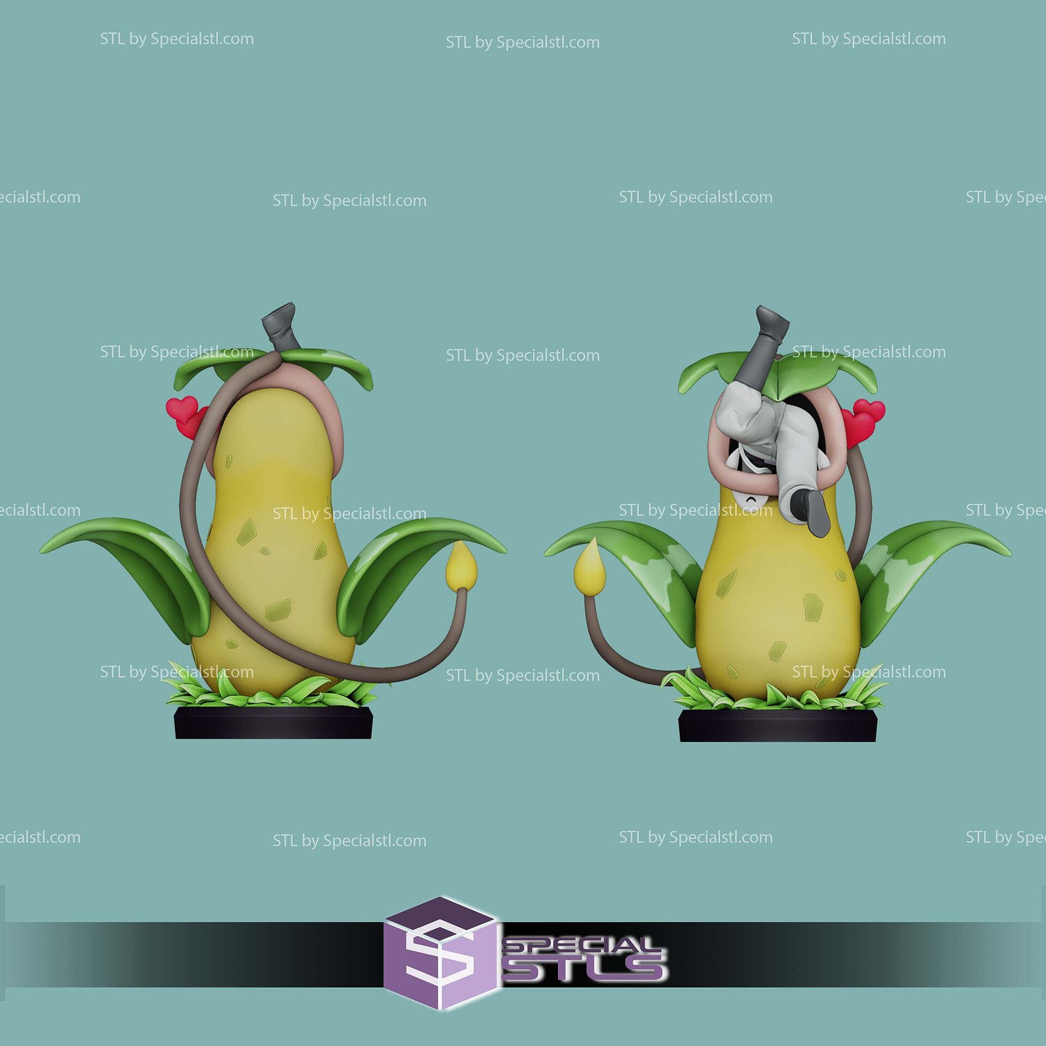 Victreebel and James Pokemon STL Files | SpecialSTL
