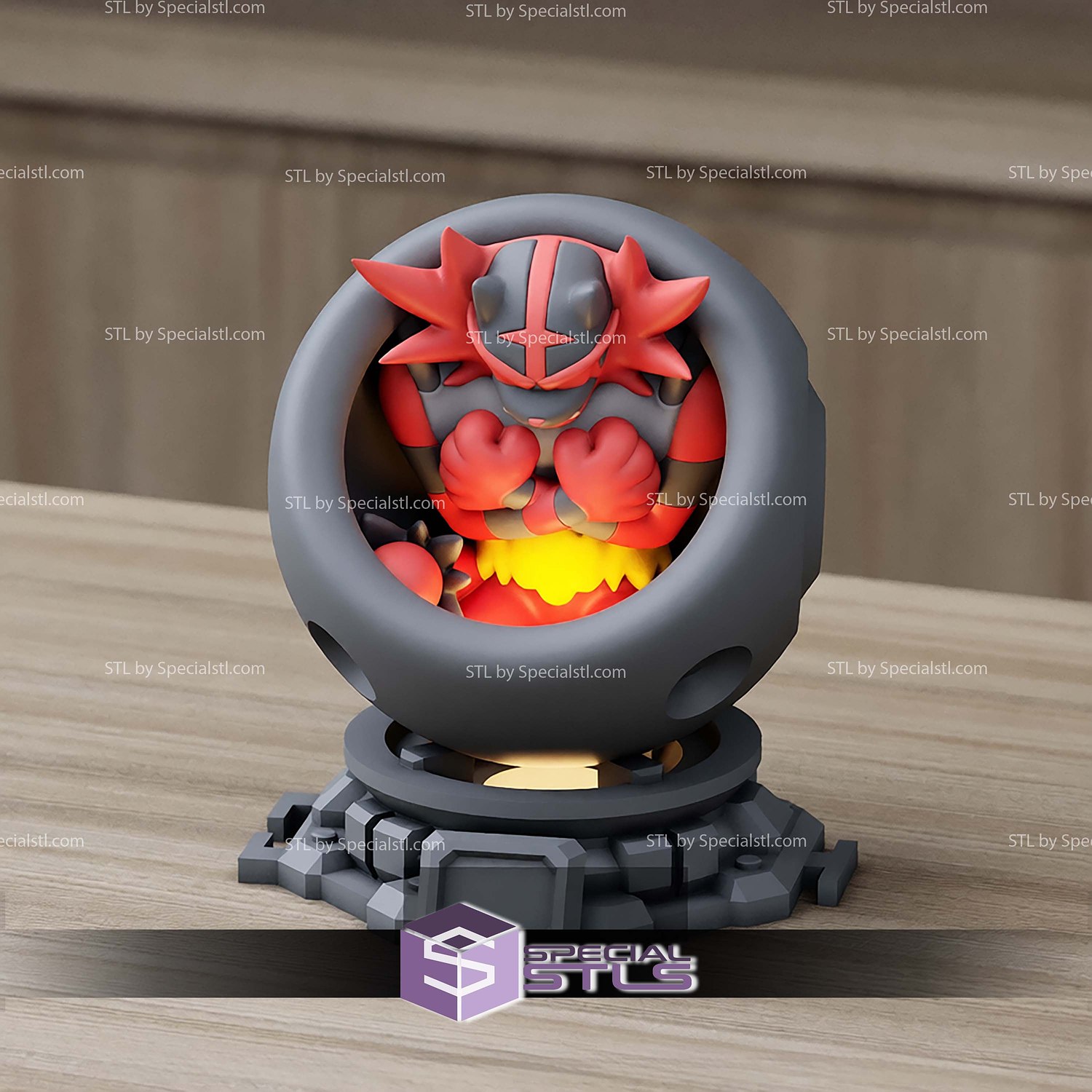 Super Basic Pokemon STL Incineroar Healing Machine | SpecialSTL