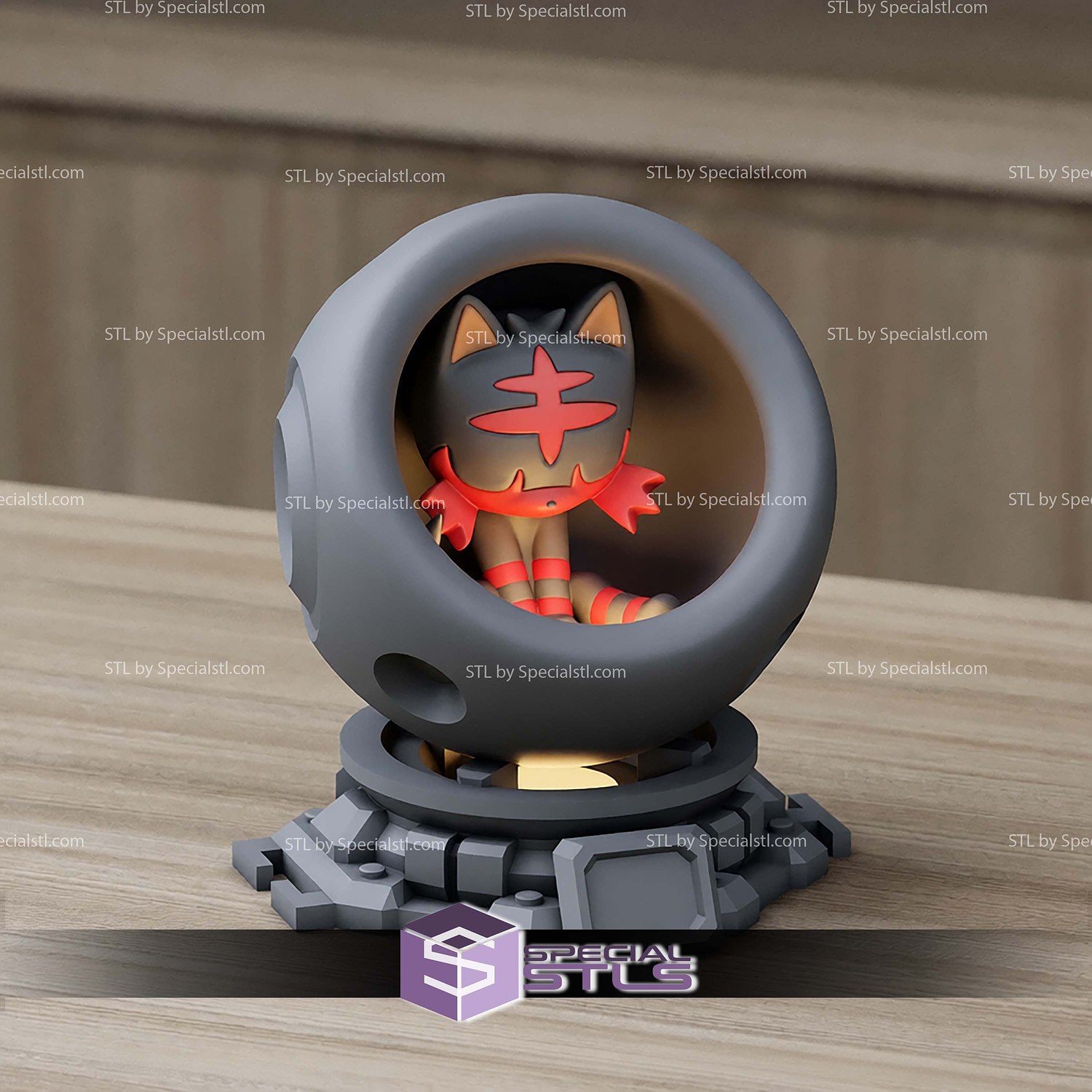 Super Basic Pokemon STL Litten Healing Machine | SpecialSTL