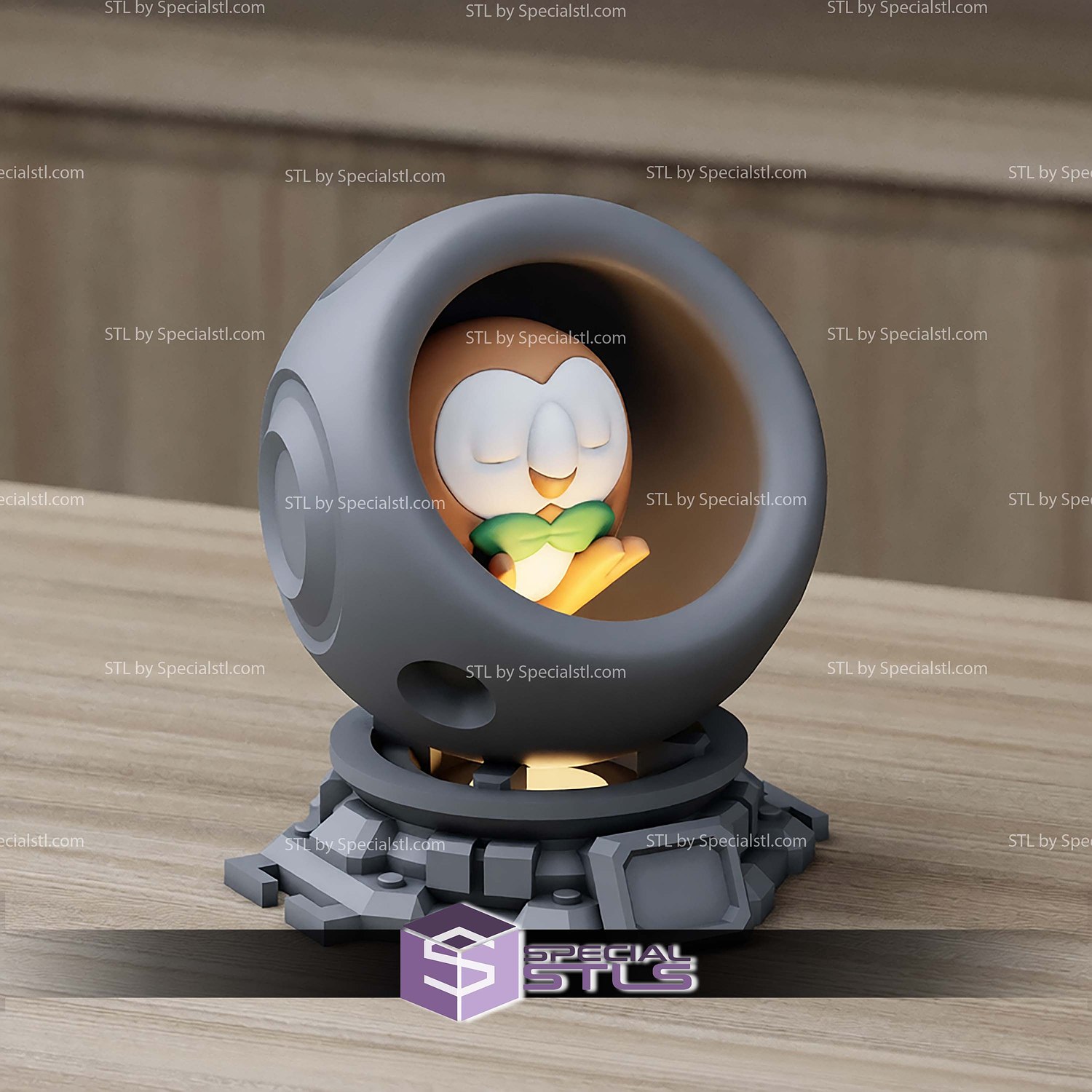 Super Basic Pokemon STL Rowlet Healing Machine | SpecialSTL