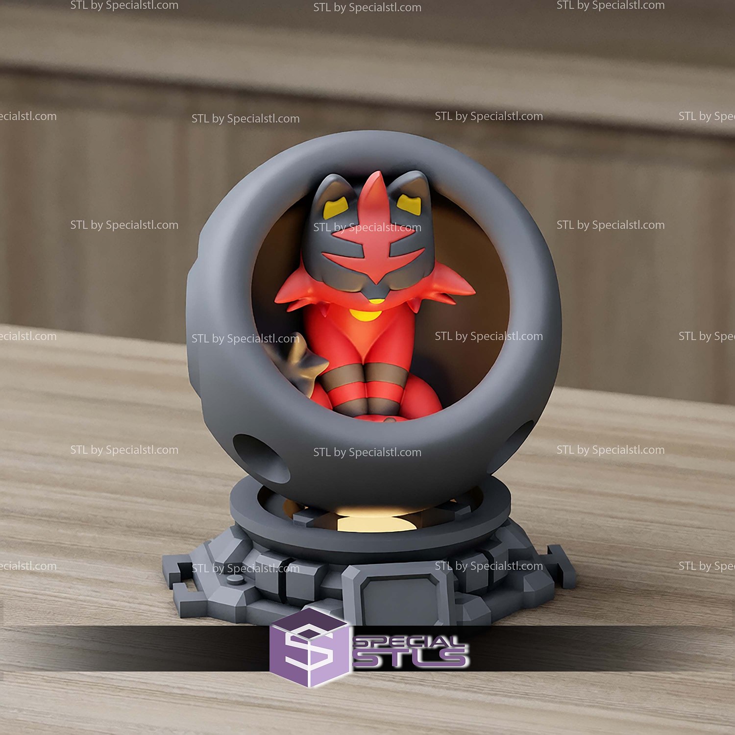 Super Basic Pokemon STL Torracat Healing Machine | SpecialSTL