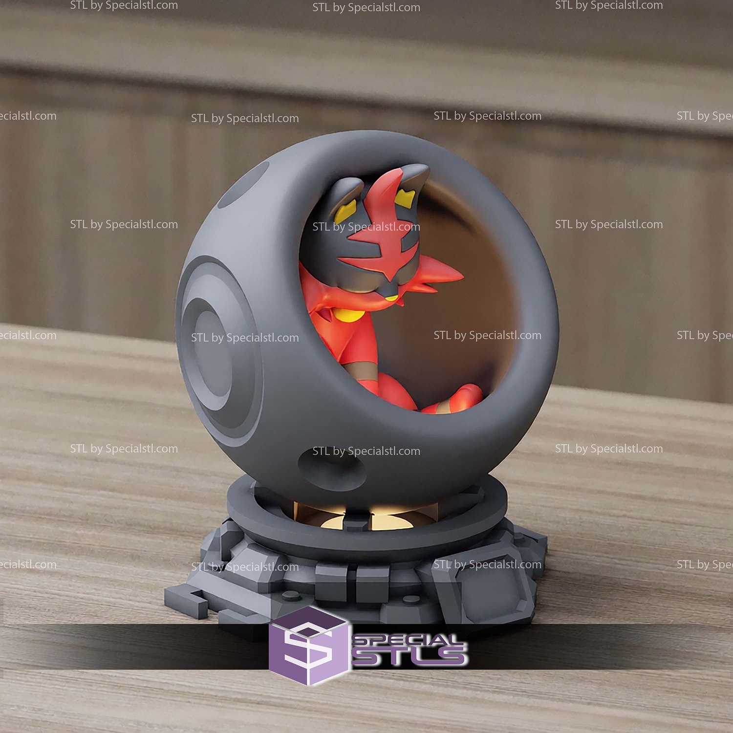 Super Basic Pokemon STL Torracat Healing Machine | SpecialSTL