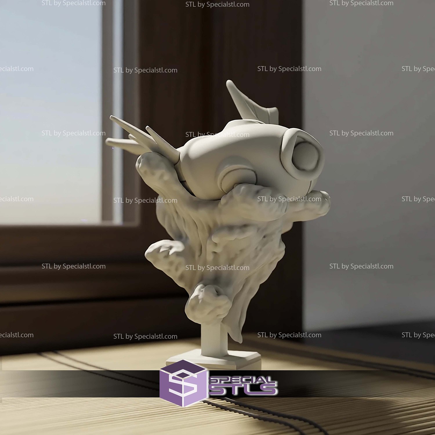 Super Basic Pokemon STL Magikarp Splash Bust | SpecialSTL