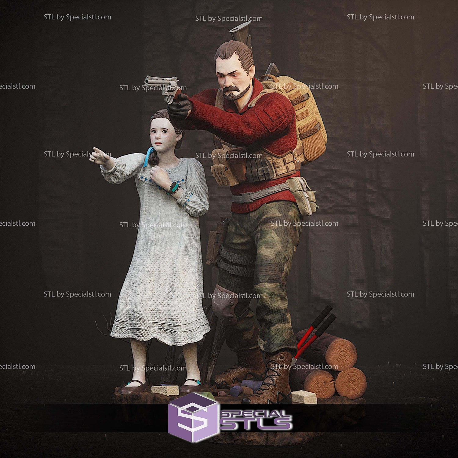 Natalia Korda and Barry Burton STL Files | SpecialSTL