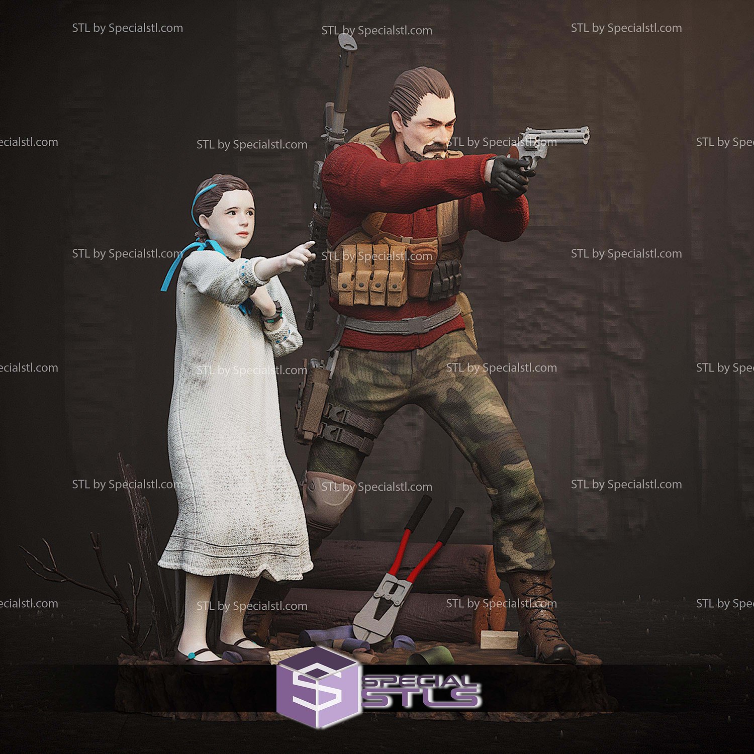 Natalia Korda and Barry Burton STL Files | SpecialSTL
