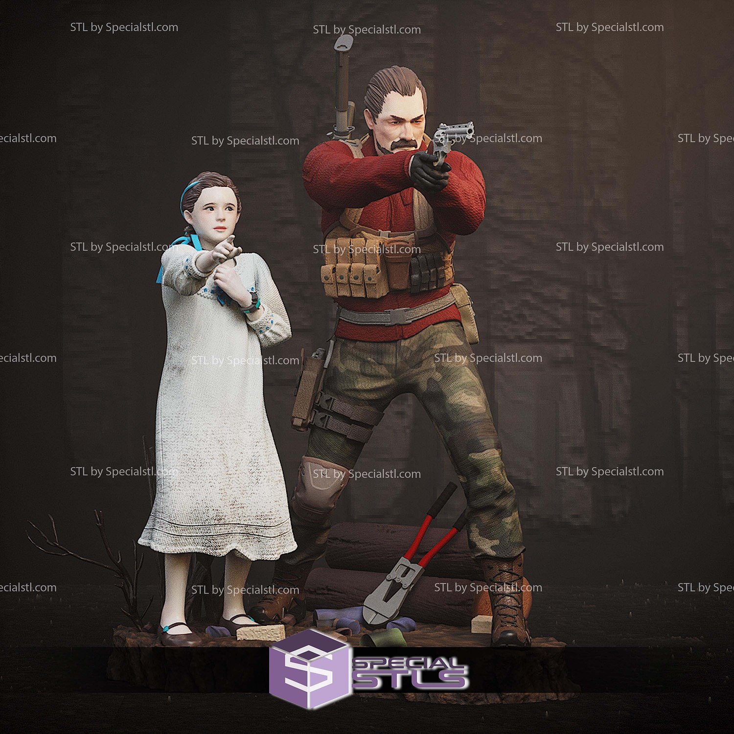 Natalia Korda and Barry Burton STL Files | SpecialSTL