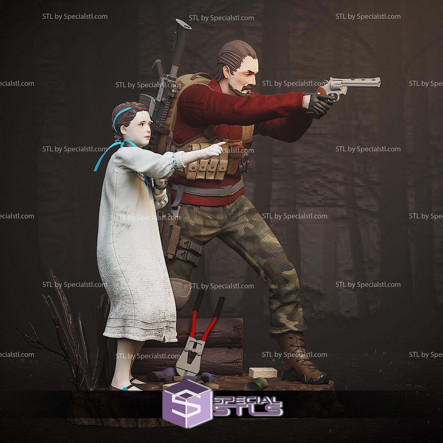 Natalia Korda and Barry Burton STL Files | SpecialSTL