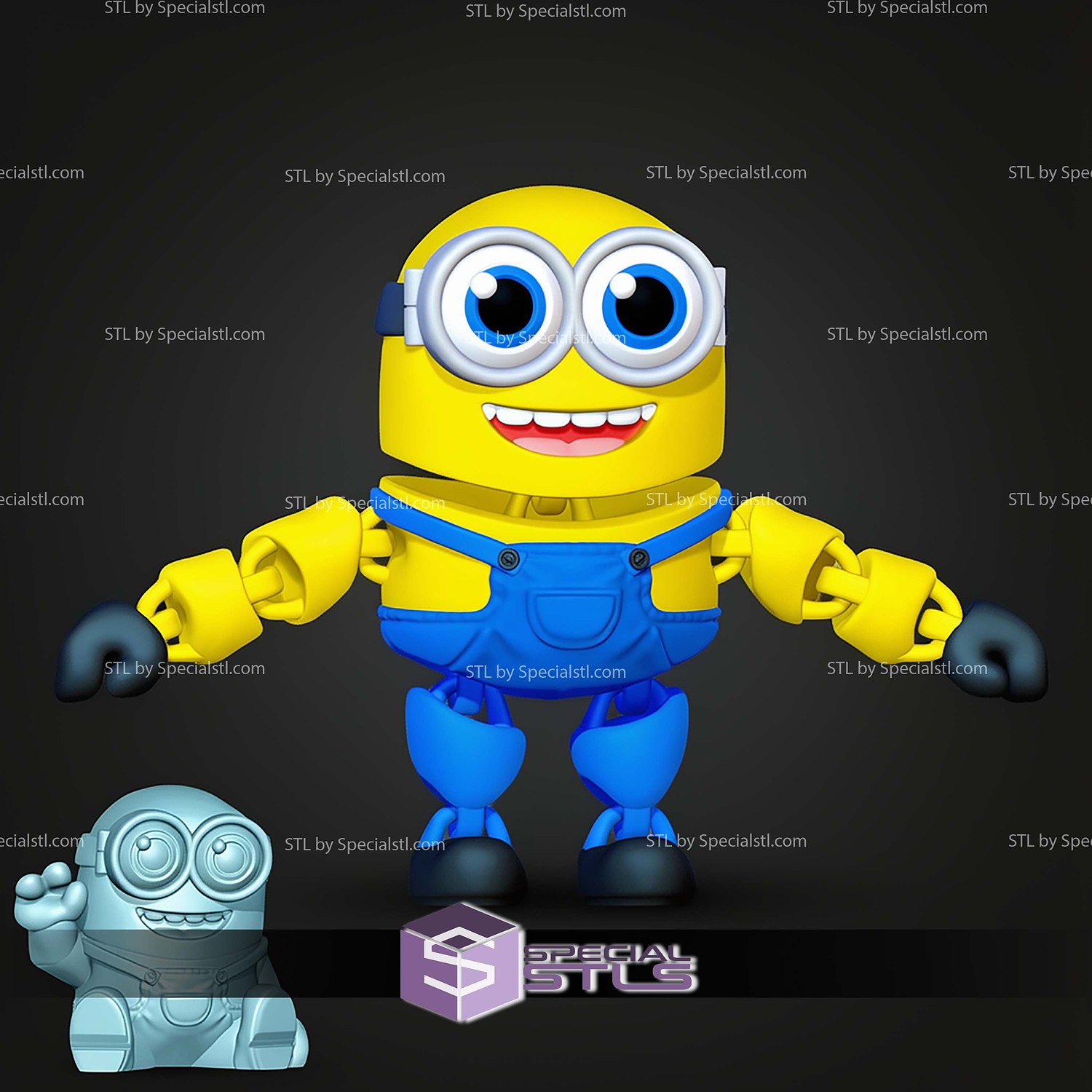 Super Basic STL Despicable Me Minion Bob MultiColor | SpecialSTL