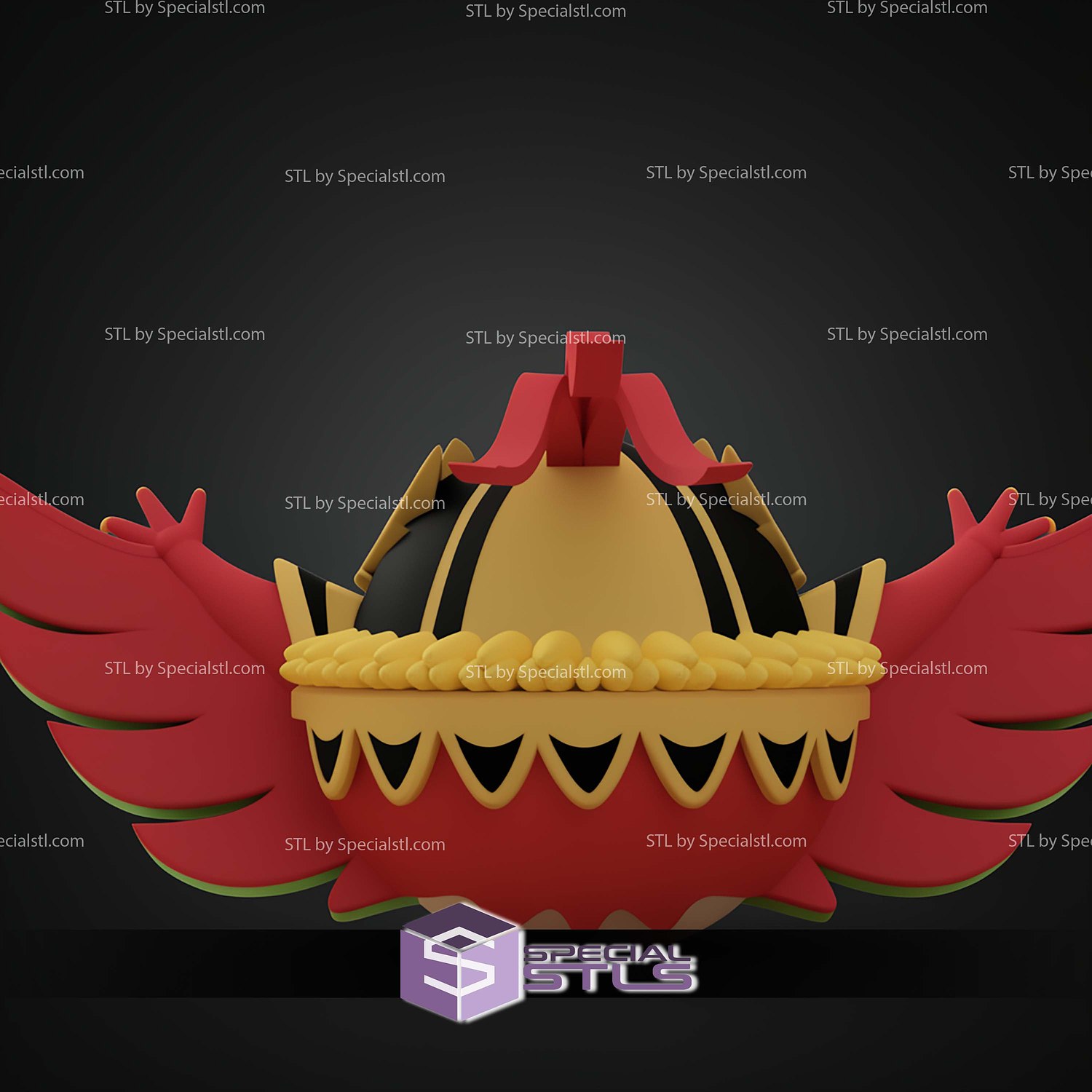 Super Basic STL Mega Hawlucha Pokeball | SpecialSTL