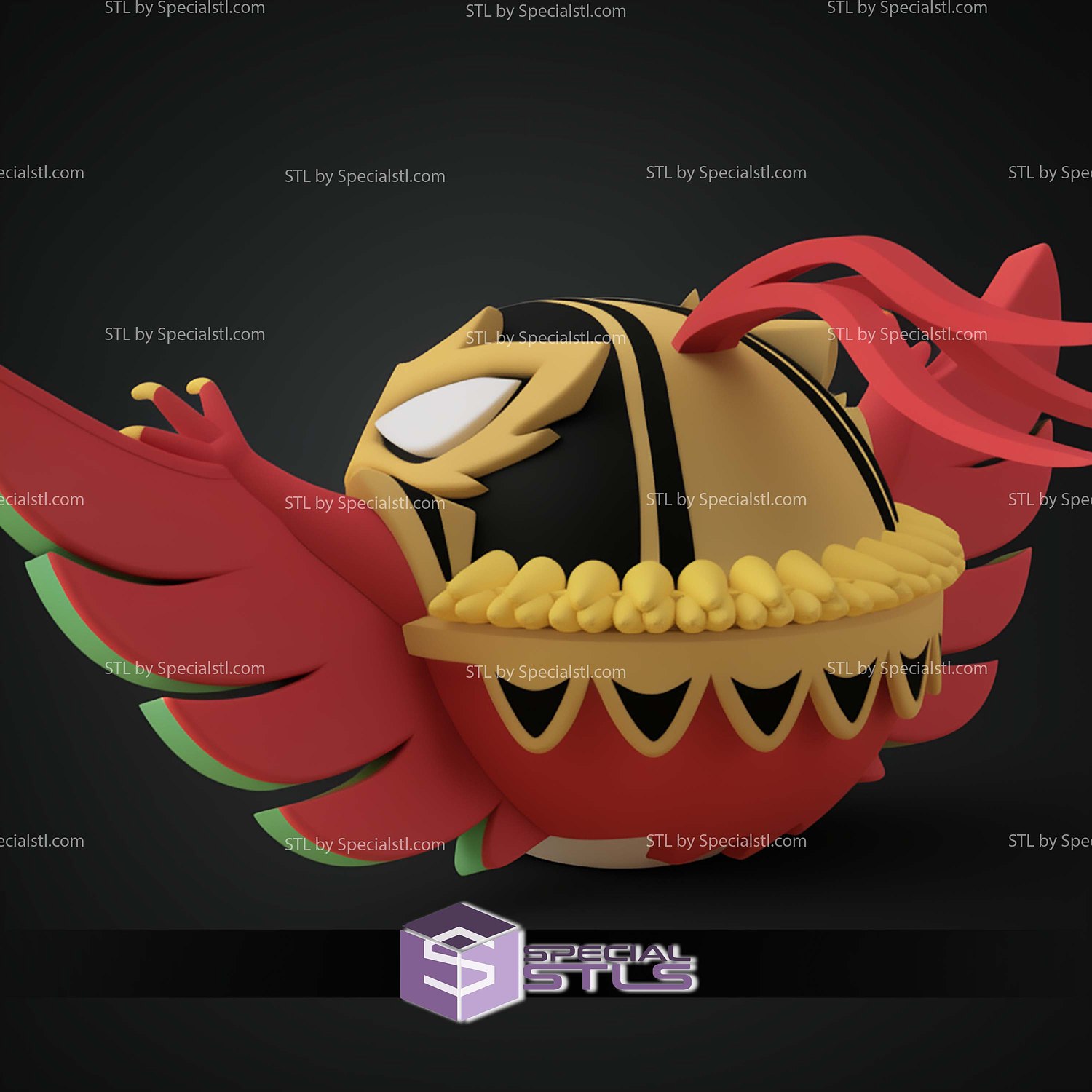Super Basic STL Mega Hawlucha Pokeball | SpecialSTL
