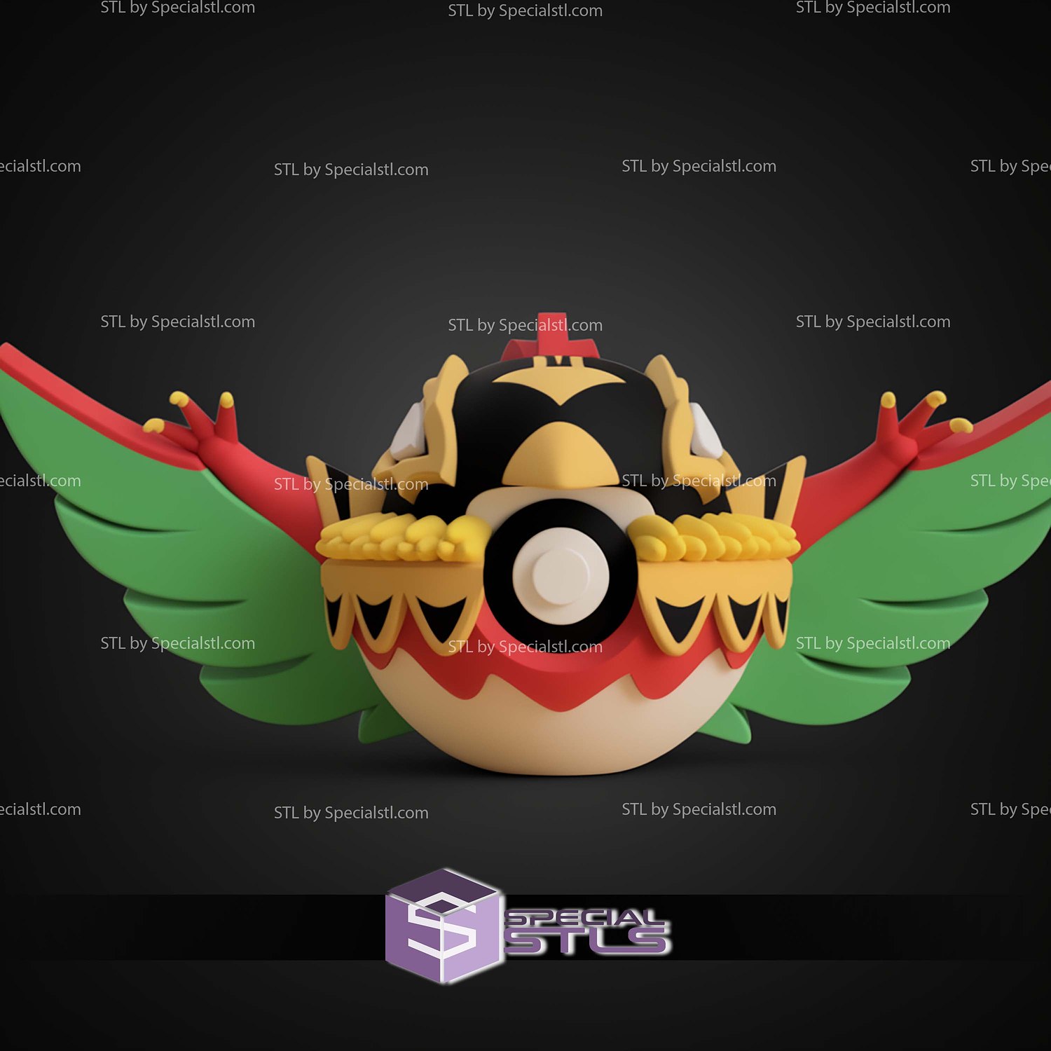 Super Basic STL Mega Hawlucha Pokeball | SpecialSTL