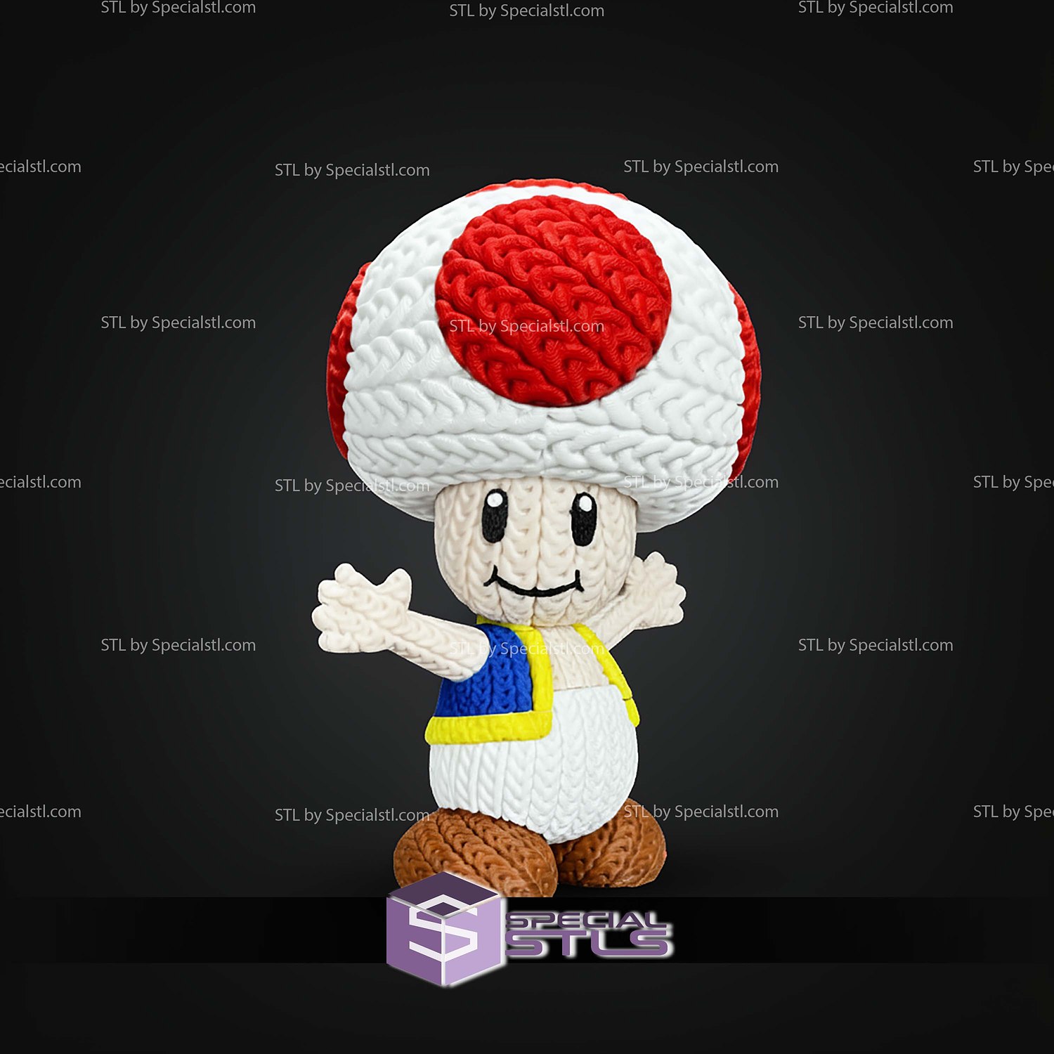 Super Basic STL Toad Knitted | SpecialSTL
