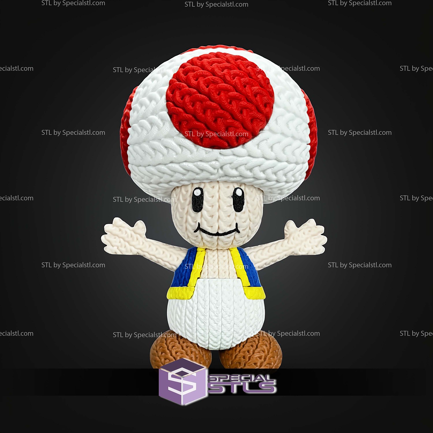 Super Basic STL Toad Knitted | SpecialSTL