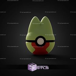 Super Basic STL Treecko Pokeball | SpecialSTL