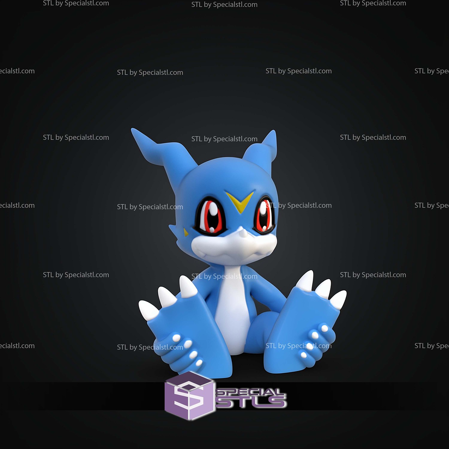 Super Basic STL Veemon Digimon | SpecialSTL