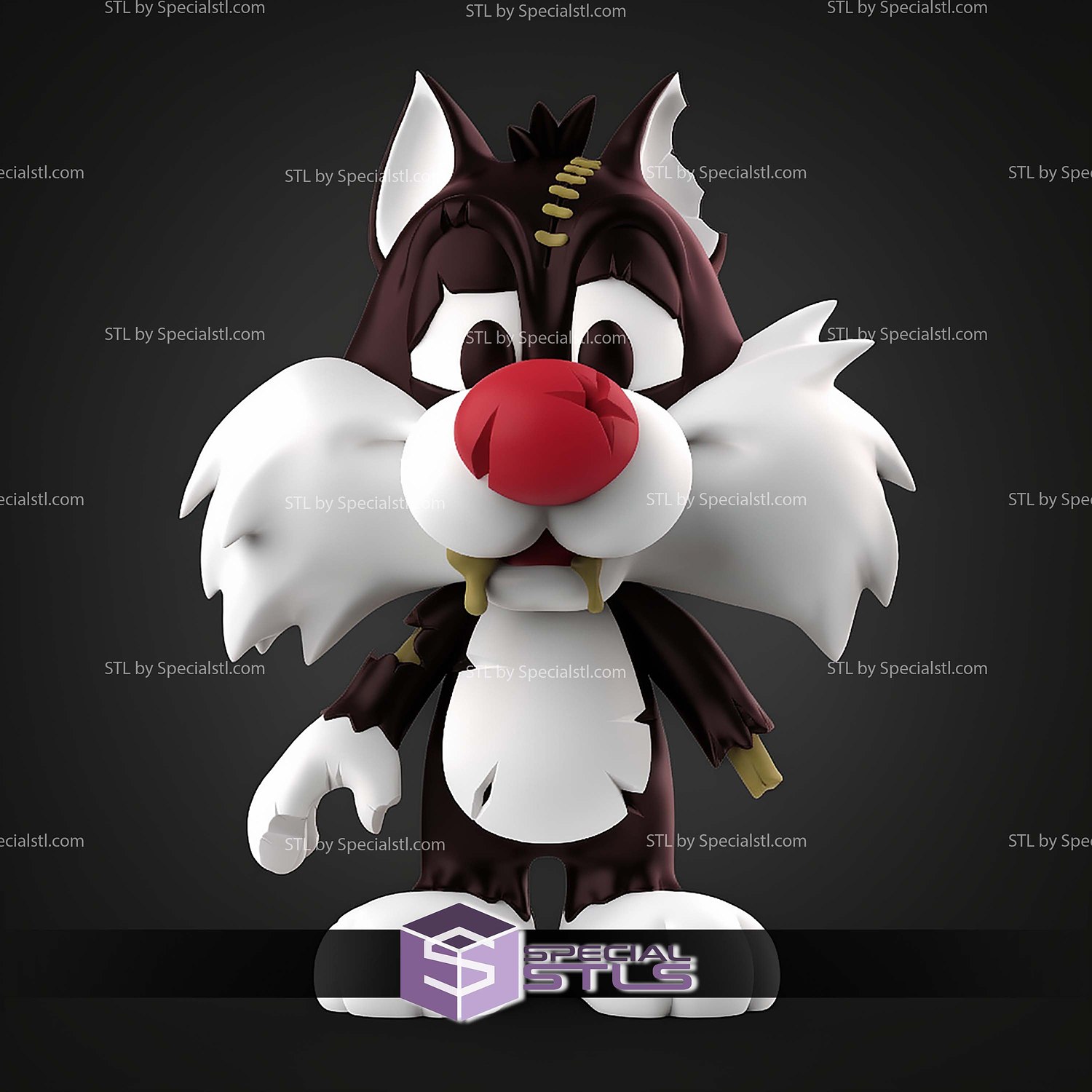 Sylvester Chibi Zombie STL Files | SpecialSTL