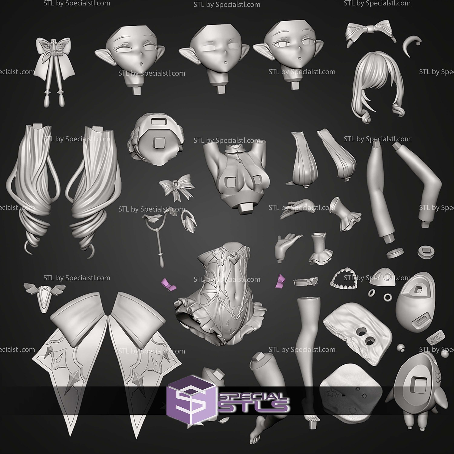 Vivian Iris Of The Shore Zenless Zone Zero 312mm STL Files | SpecialSTL