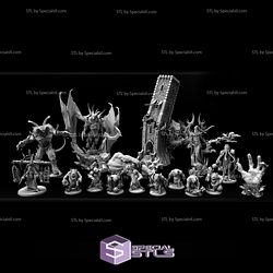 Mini Monster Mayhem Miniatures | SpecialSTL