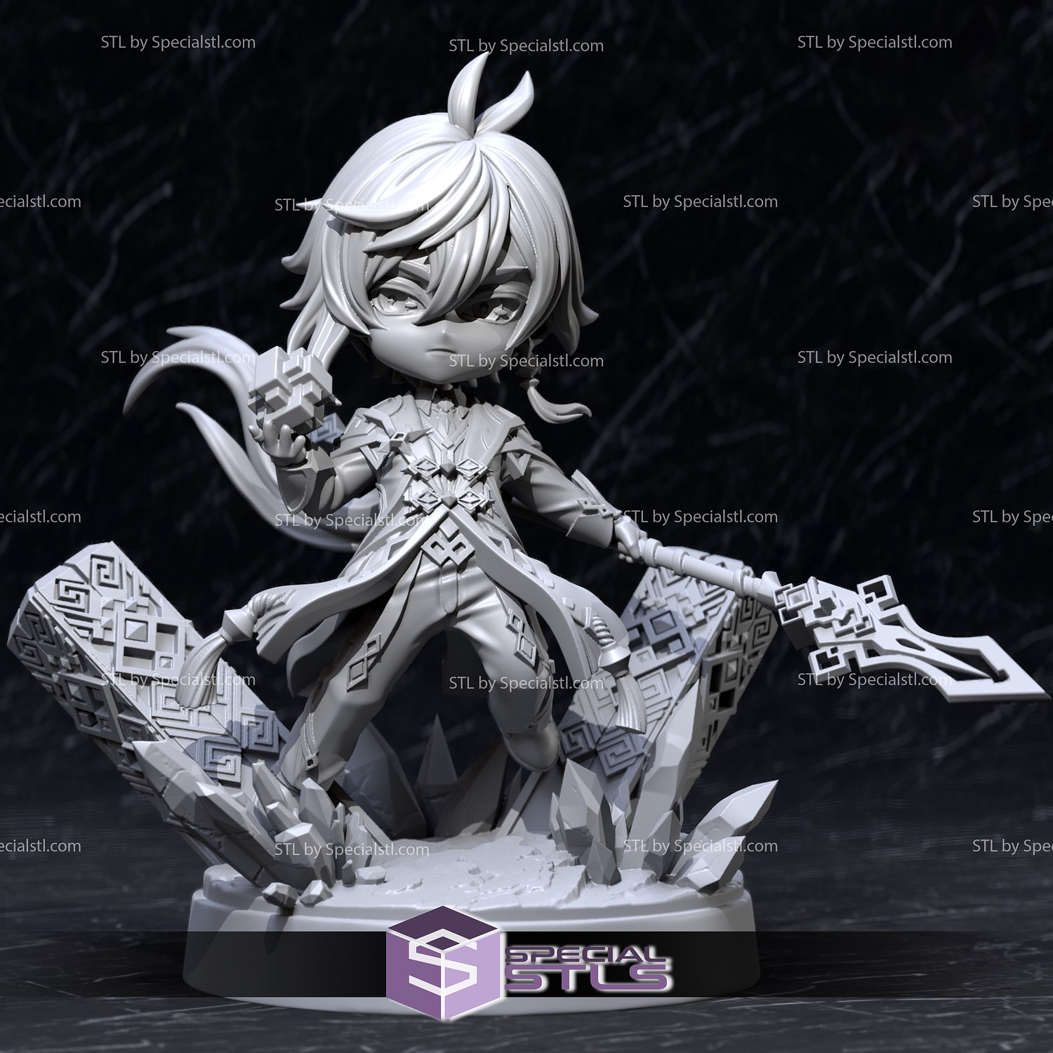 Zhongli Chibi SpecialSTL