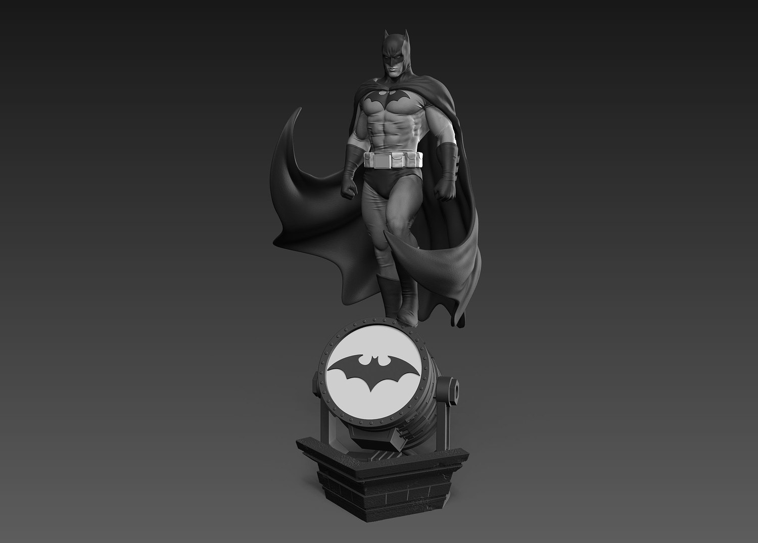 Batman And Bat Signal From DC SpecialSTL